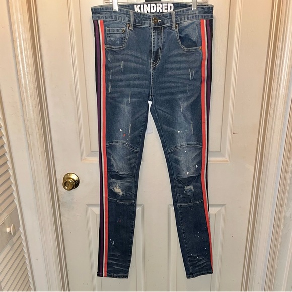 KNRD Kindred | Jeans | Knrd Kindred Mens Distressed Paint Splatter ...